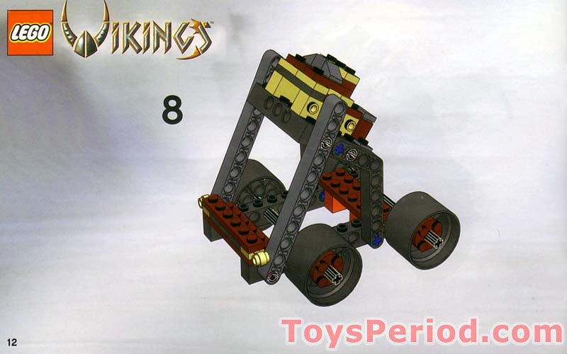 LEGO 7017 Viking Catapult Versus Nidhogg Dragon Instructions and Parts List