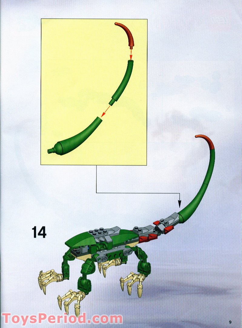 LEGO 7019 Viking Fortress Against the Fafnir Dragon Instructions and ...