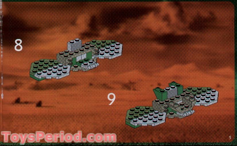 LEGO 7311 Red Planet Cruiser Instructions and Parts List