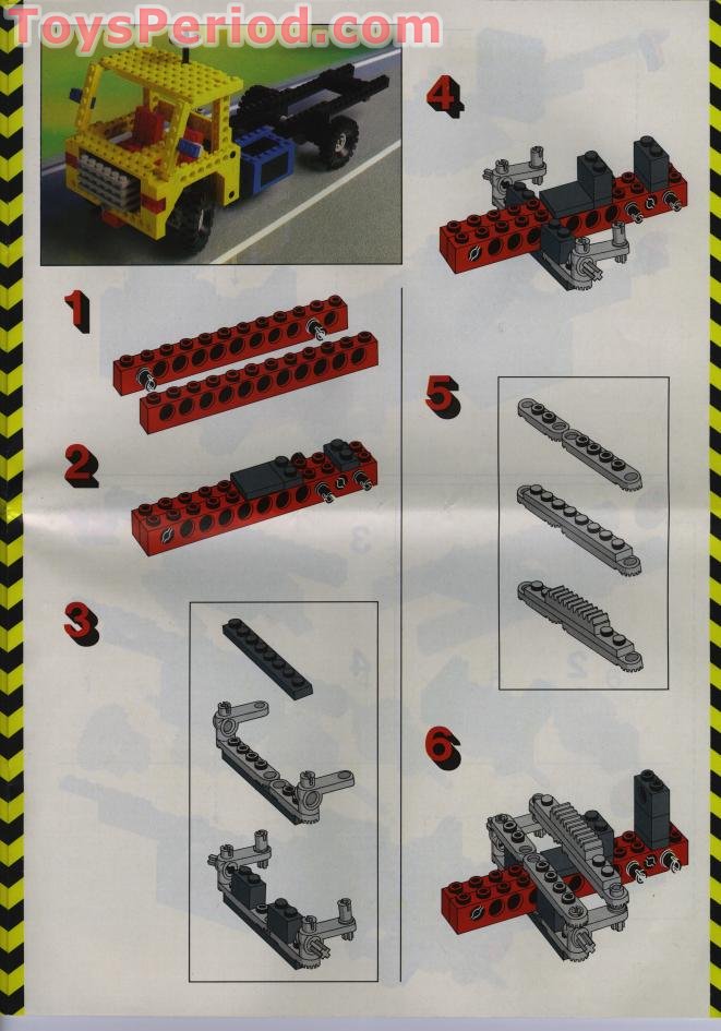 LEGO 8846 Tow Truck Instructions and Parts List