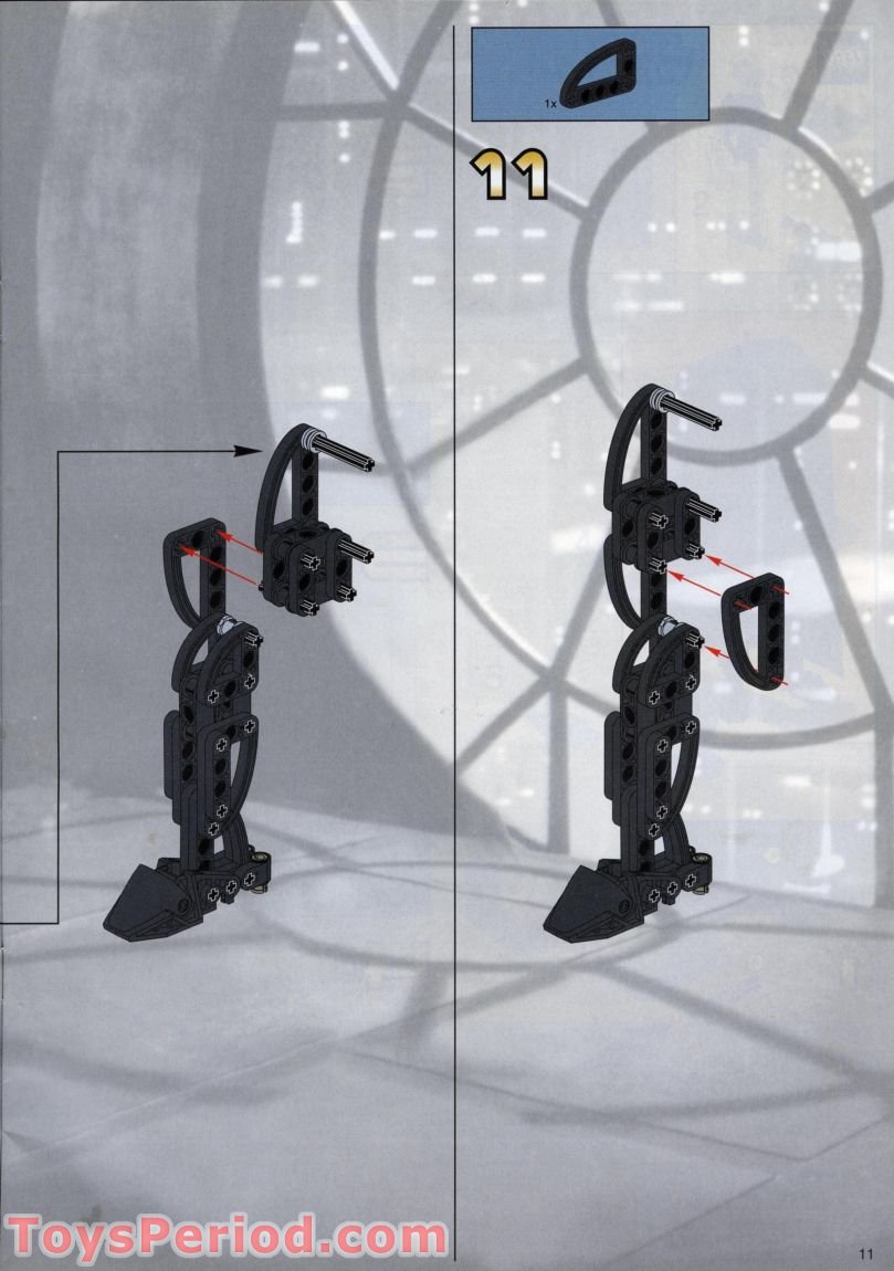 LEGO 8010 Darth Vader Instructions and Parts List