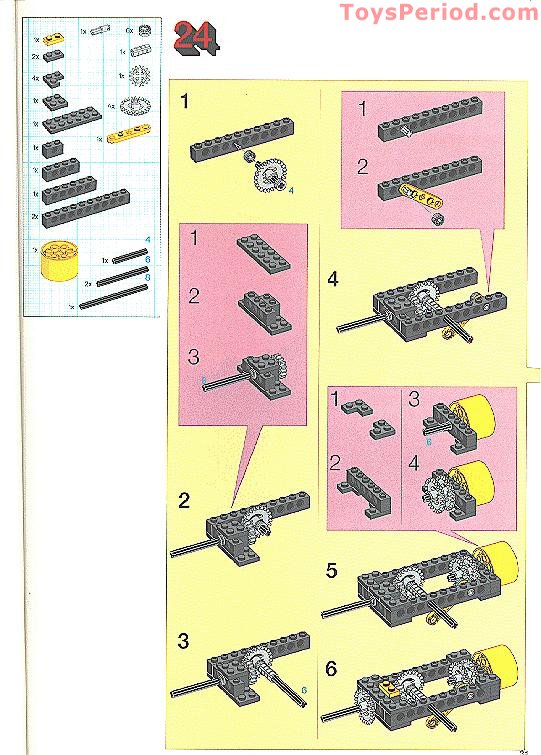 LEGO 8082 Multi Control Set Instructions and Parts List
