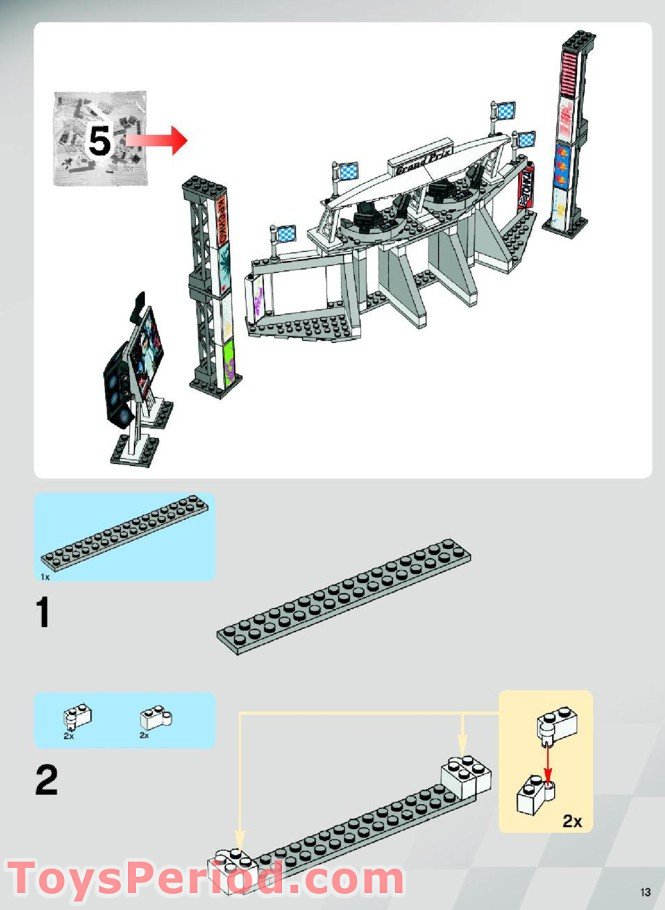 LEGO 8161 Grand Prix Instructions and Parts List