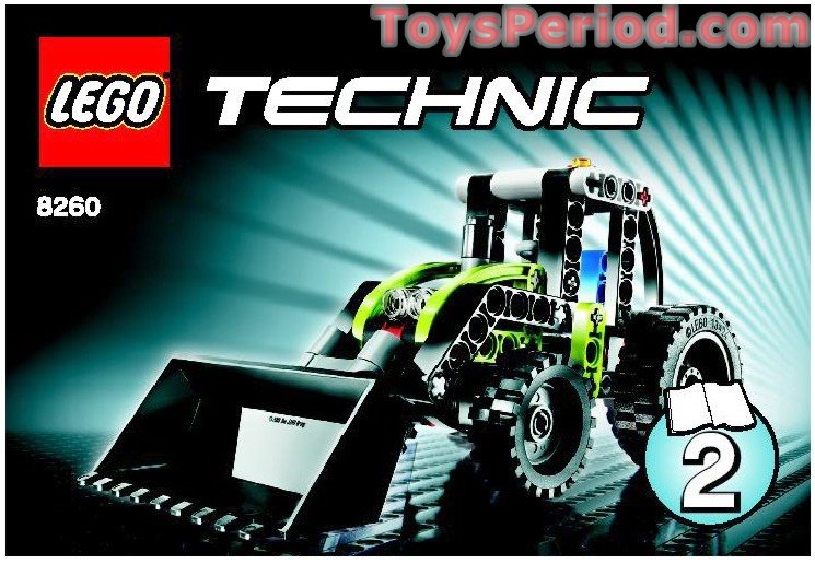 LEGO 8260 Tractor Instructions and Parts List