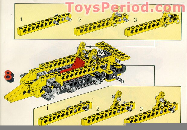 LEGO 8830 Rally 6-Wheeler Instructions and Parts List