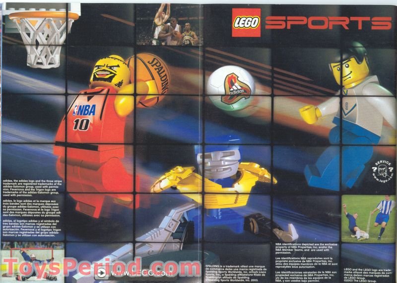 LEGO 3431 Streetball 2 vs 2 Instructions and Parts List