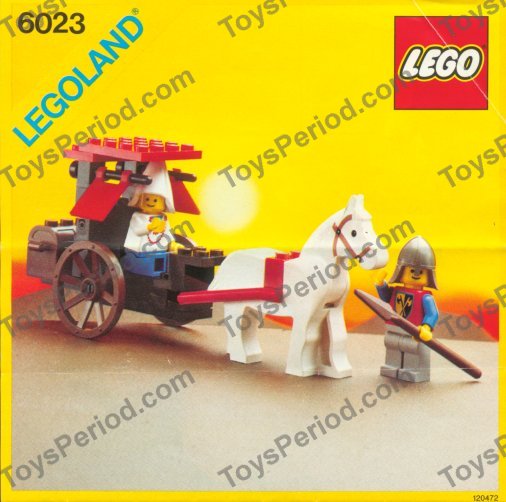 LEGO 6023 Maiden's Cart Instructions and Parts List