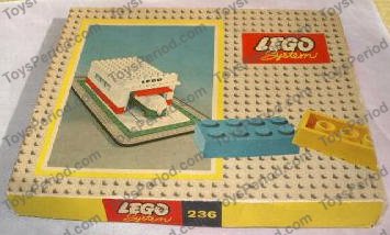 LEGO 236-2 Garage and Van Set Parts List