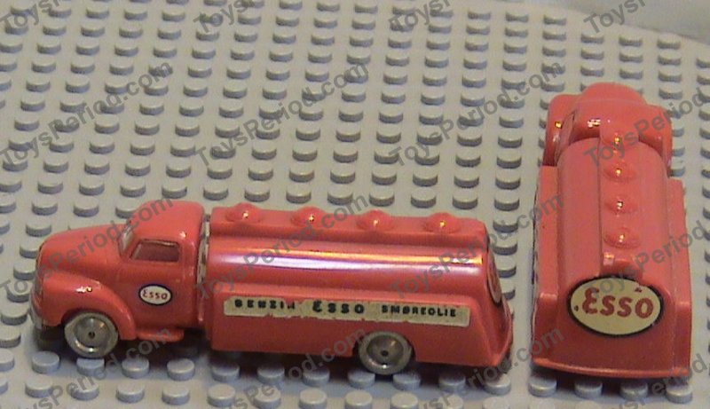 LEGO 250-2 HO Scale Esso Bedford Fuel Tanker Truck Set Parts List
