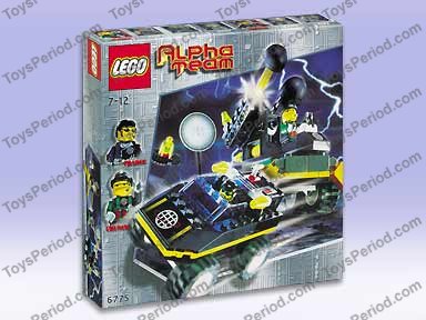 LEGO 6775 Alpha Team Bomb Squad Instructions and Parts List
