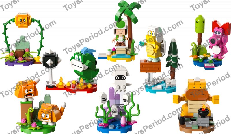 LEGO 71413 Character, Super Mario, Series 6 Set Parts List