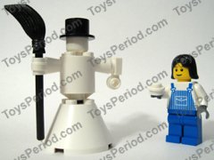 LEGO 7724-25 Advent Calendar 2008, City (Day 24) Female and Snowman Set ...