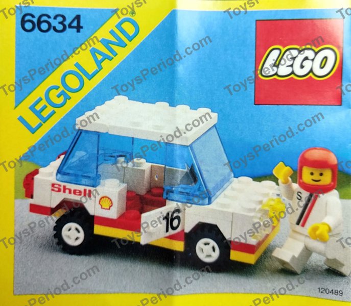 Town Theme Sets - LEGO 6634 Stock Car Vintage 1986 Classic Town Race Set
