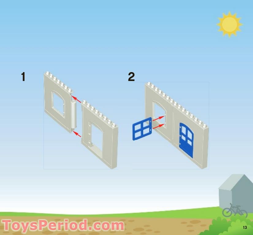 LEGO 5695 Doctor's Clinic Instructions and Parts List