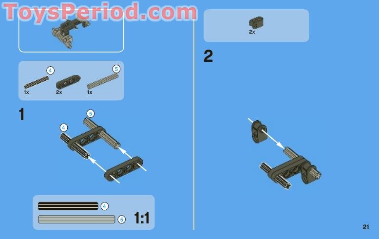 LEGO 8066 Off-Roader Instructions and Parts List
