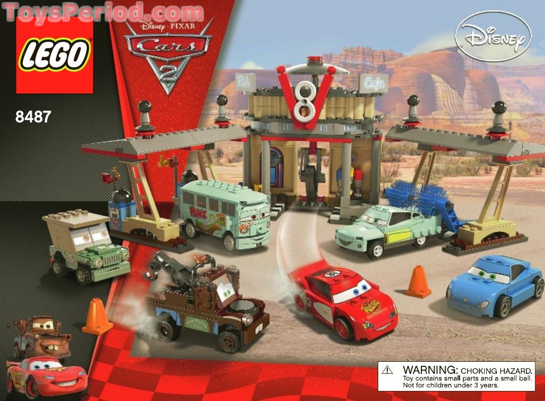 LEGO 8487 Flo's V8 Cafe Instructions and Parts List
