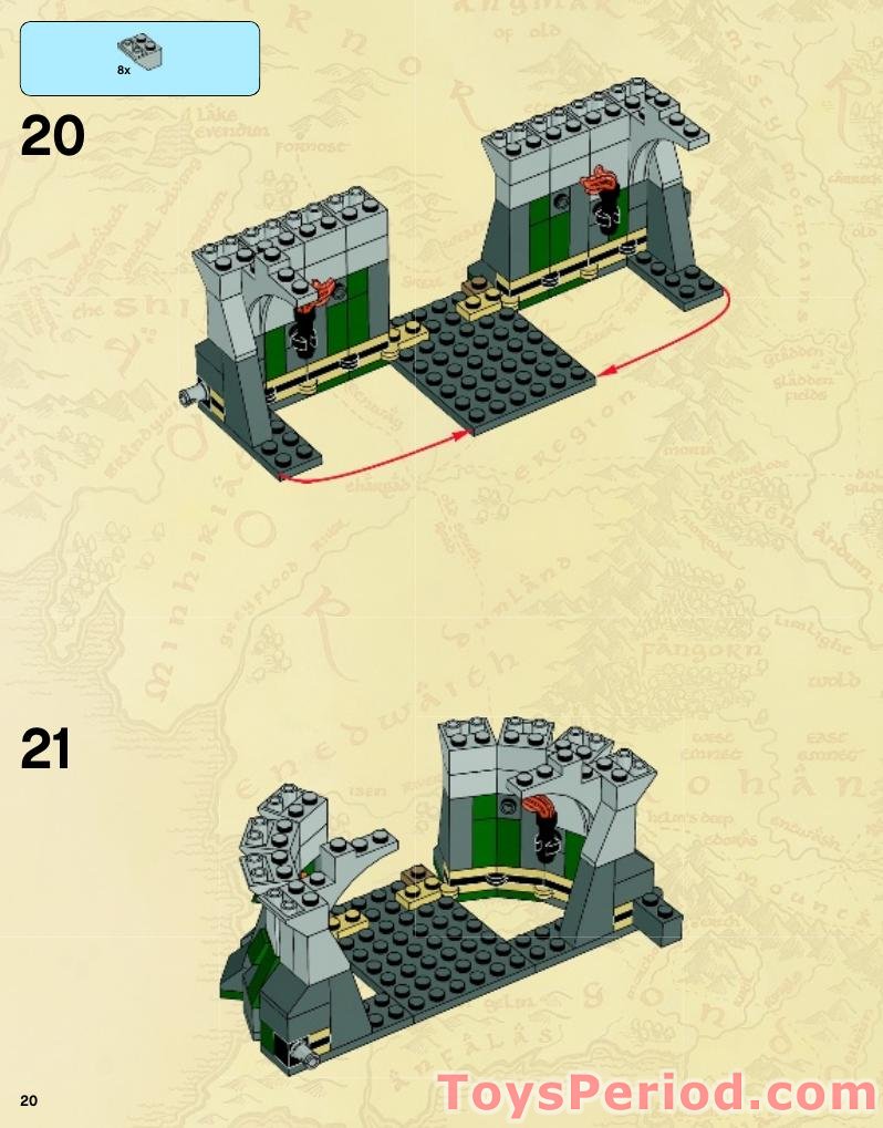 LEGO 9472 Attack on Weathertop Instructions and Parts List