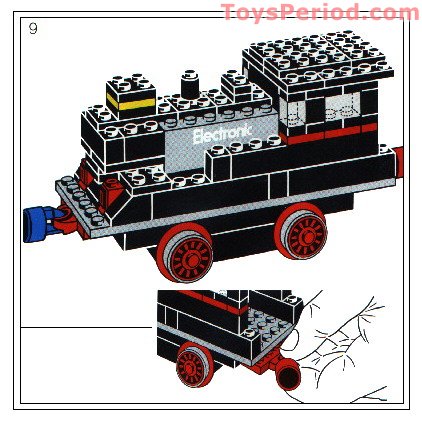 LEGO 138 Electronic Train - Forward, Backward and Stop Instructions and ...