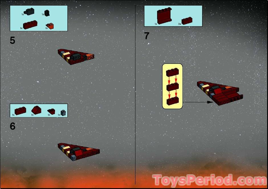 LEGO 10144 Sandcrawler Instructions and Parts List