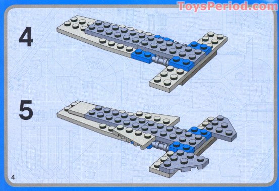 LEGO 4493 Mini Sith Infiltrator Instructions and Parts List
