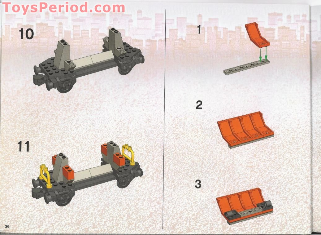 LEGO 4512 Cargo Train Instructions and Parts List