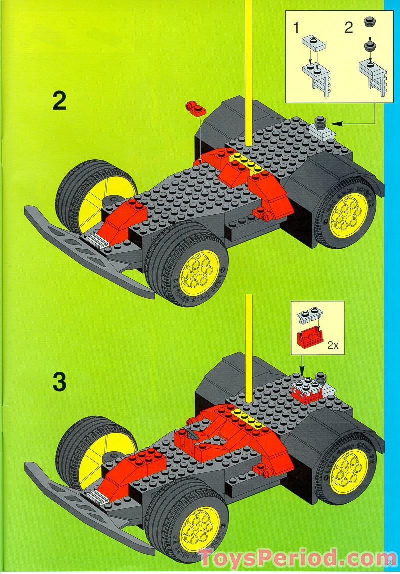 LEGO 5600 Radio Control Racer Instructions and Parts List