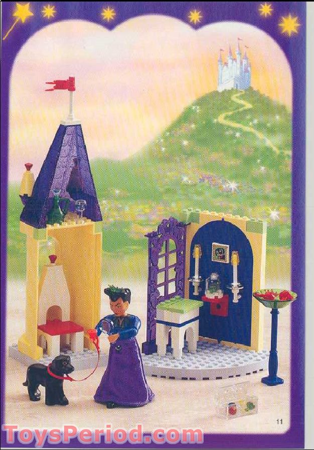 LEGO 5826 The Queen's Chamber Instructions and Parts List