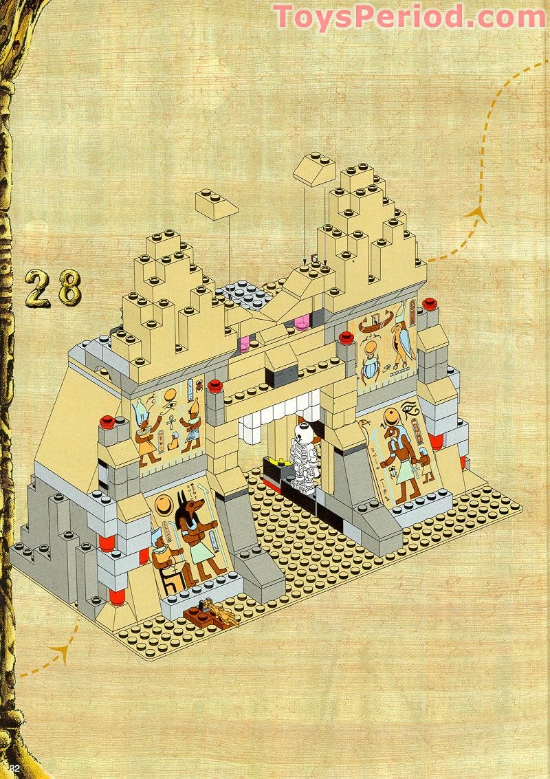 LEGO 5988 Pharaoh's Forbidden Ruins Instructions and Parts List