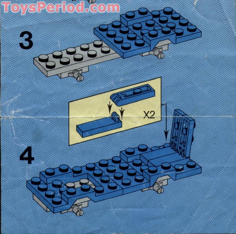LEGO 6656 Tow Truck Instructions and Parts List