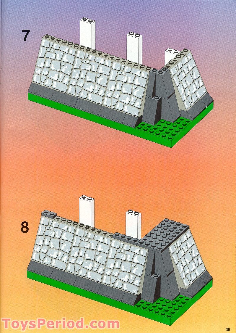 LEGO 6093 Flying Ninja Fortress Instructions and Parts List