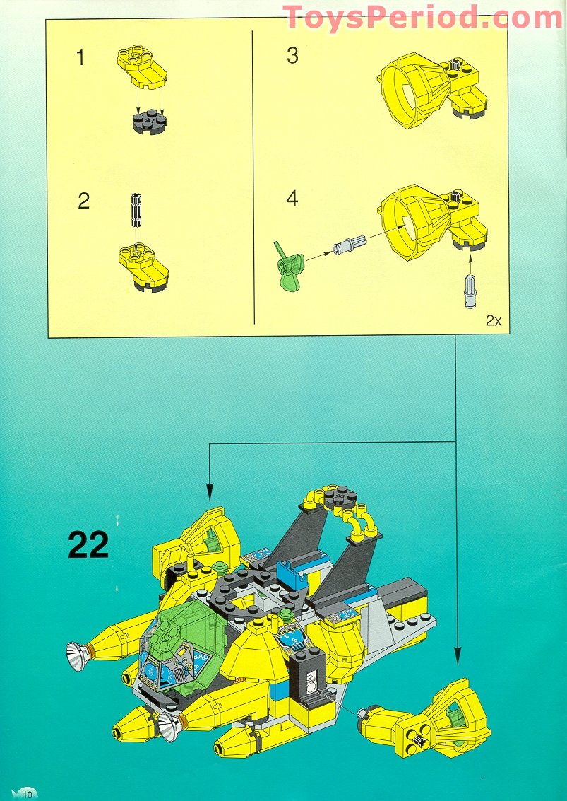 LEGO 6199 Hydro Crystalization Station Instructions and Parts List