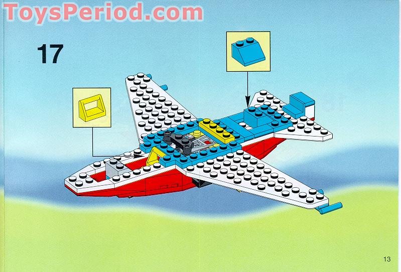 LEGO 6331 Patriot Jet Instructions and Parts List