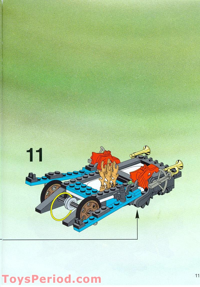 LEGO 6496 Whirling Time Warper Instructions and Parts List