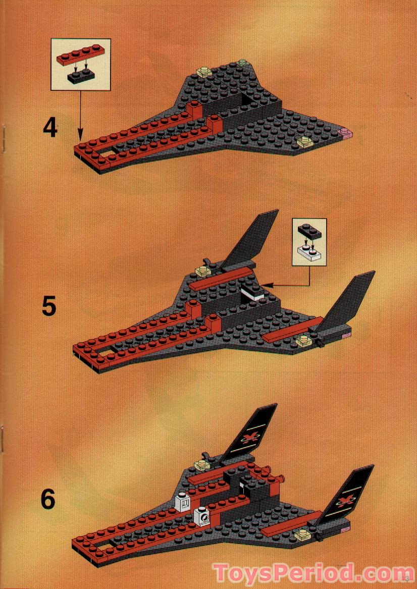 LEGO 6582 Daredevil Flight Squad Instructions and Parts List