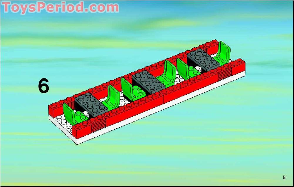 LEGO 7897 Passenger Train Instructions and Parts List