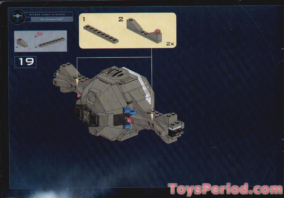 LEGO 7181 TIE Interceptor - Ultimate Collector Series UCS Instructions ...