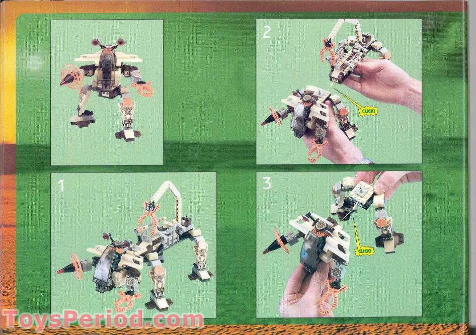 LEGO 7316 Excavation Searcher Instructions and Parts List