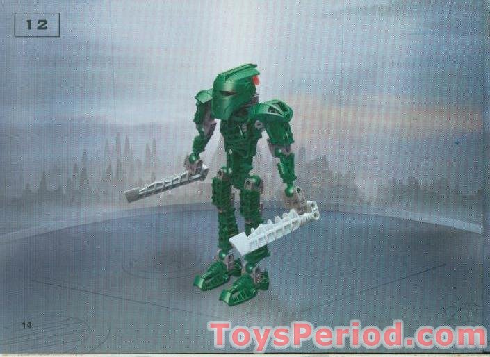 LEGO 8605 Toa Matau Instructions and Parts List