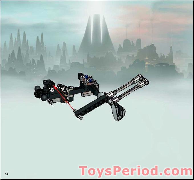 LEGO 8621 Turaga Dume and Nivawk Instructions and Parts List