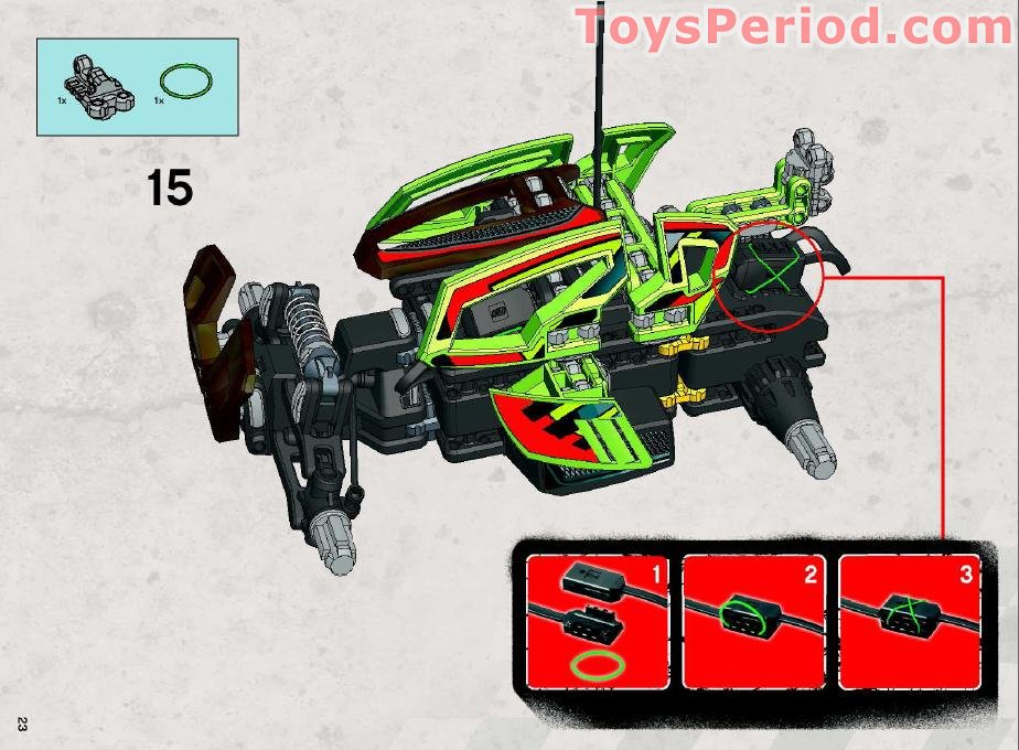 LEGO 8675 Outdoor Challenger Instructions and Parts List