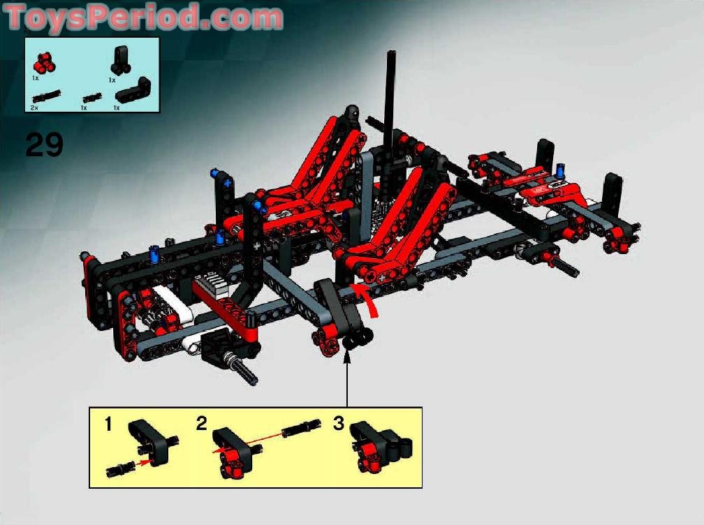 LEGO 8682 Nitro Intimidator Instructions and Parts List