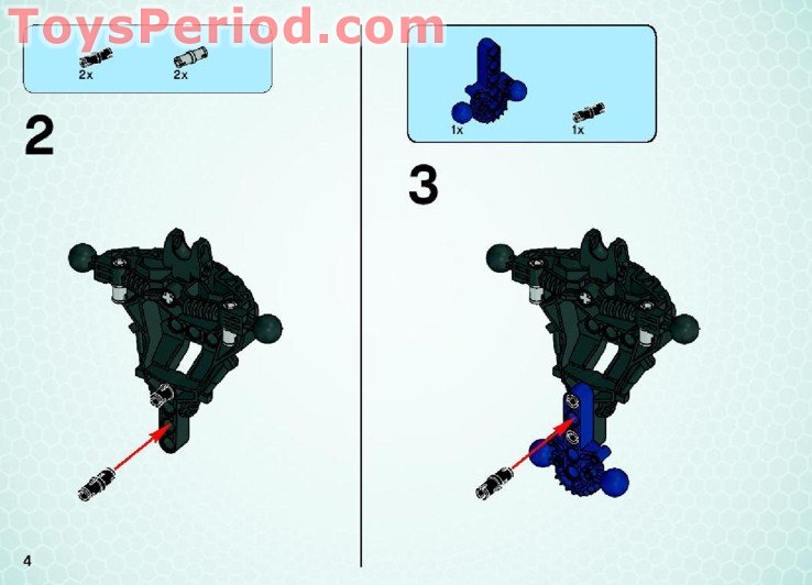 LEGO 8692 Vamprah Instructions and Parts List