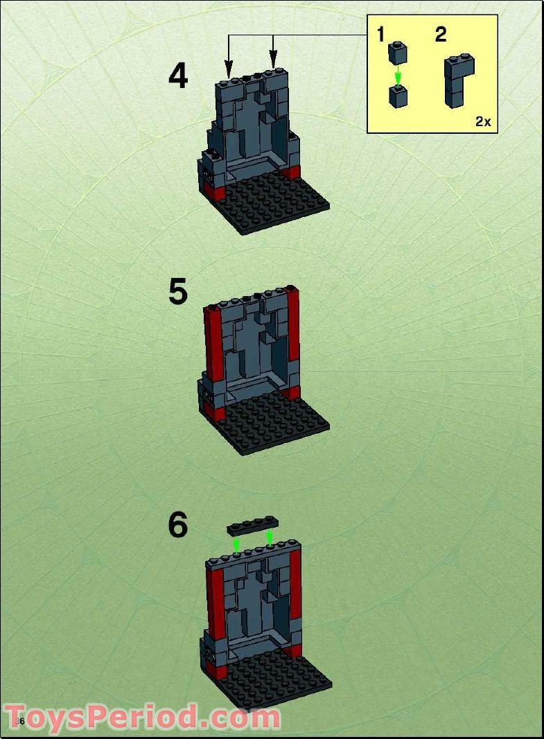 LEGO 8759 Battle of Metru Nui Instructions and Parts List