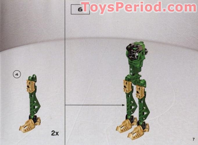 LEGO 8762 Toa Iruini Instructions and Parts List