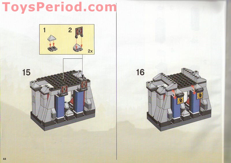 LEGO 8781 Castle of Morcia Instructions and Parts List