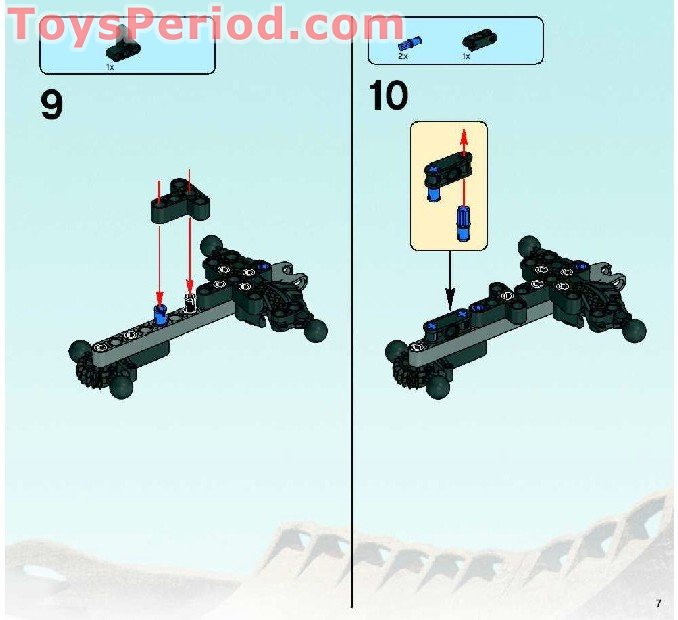 LEGO 8991 Tuma Instructions and Parts List
