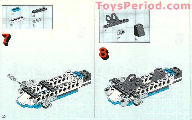 LEGO 8216 Turbo I Instructions and Parts List