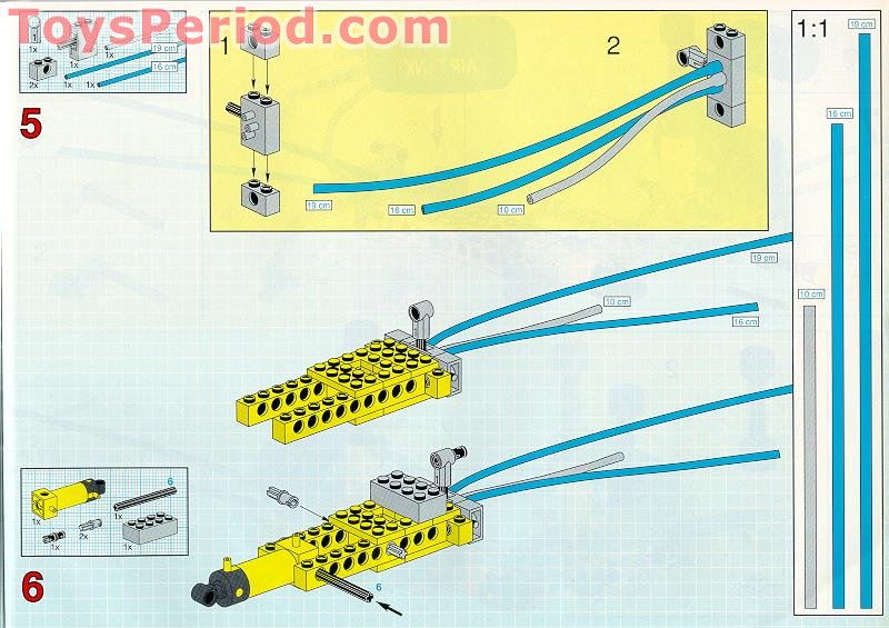LEGO 8250 Search Sub Instructions and Parts List