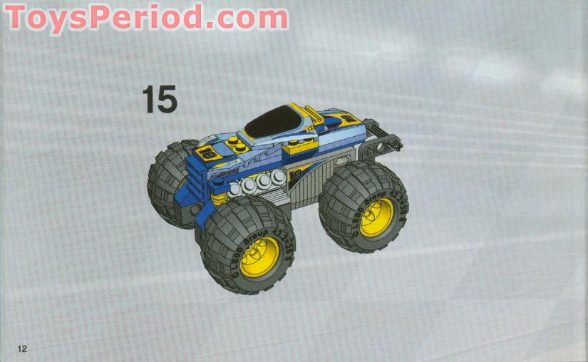 LEGO 8383 Nitro Terminator Instructions and Parts List