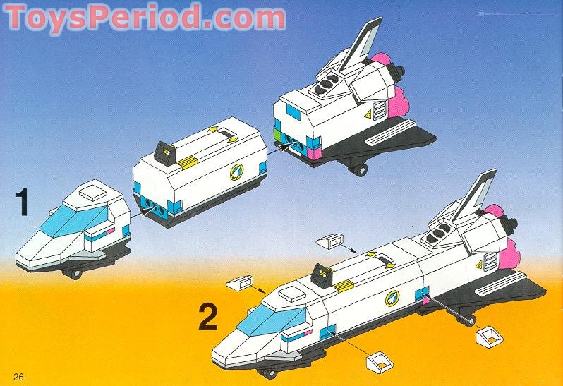 LEGO 6456 Mission Control Instructions and Parts List